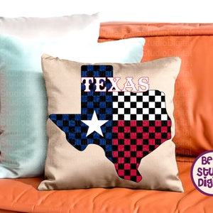 Texas Checkered Map Svg, Flag Svg, Pdf, Eps, Png Bundle, Lone Star ...
