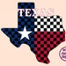 Texas Checkered Map Svg, Flag Svg, Pdf, Eps, Png Bundle, Lone Star ...