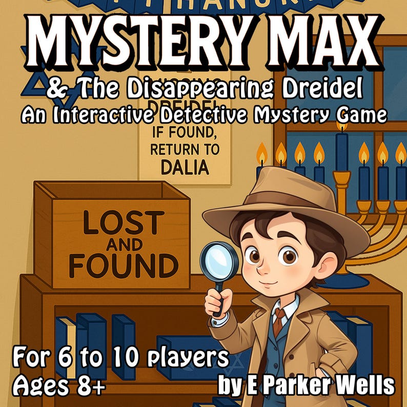Mystery Max and the Disappearing Dreidel, Hanukkah Interactive Holiday ...