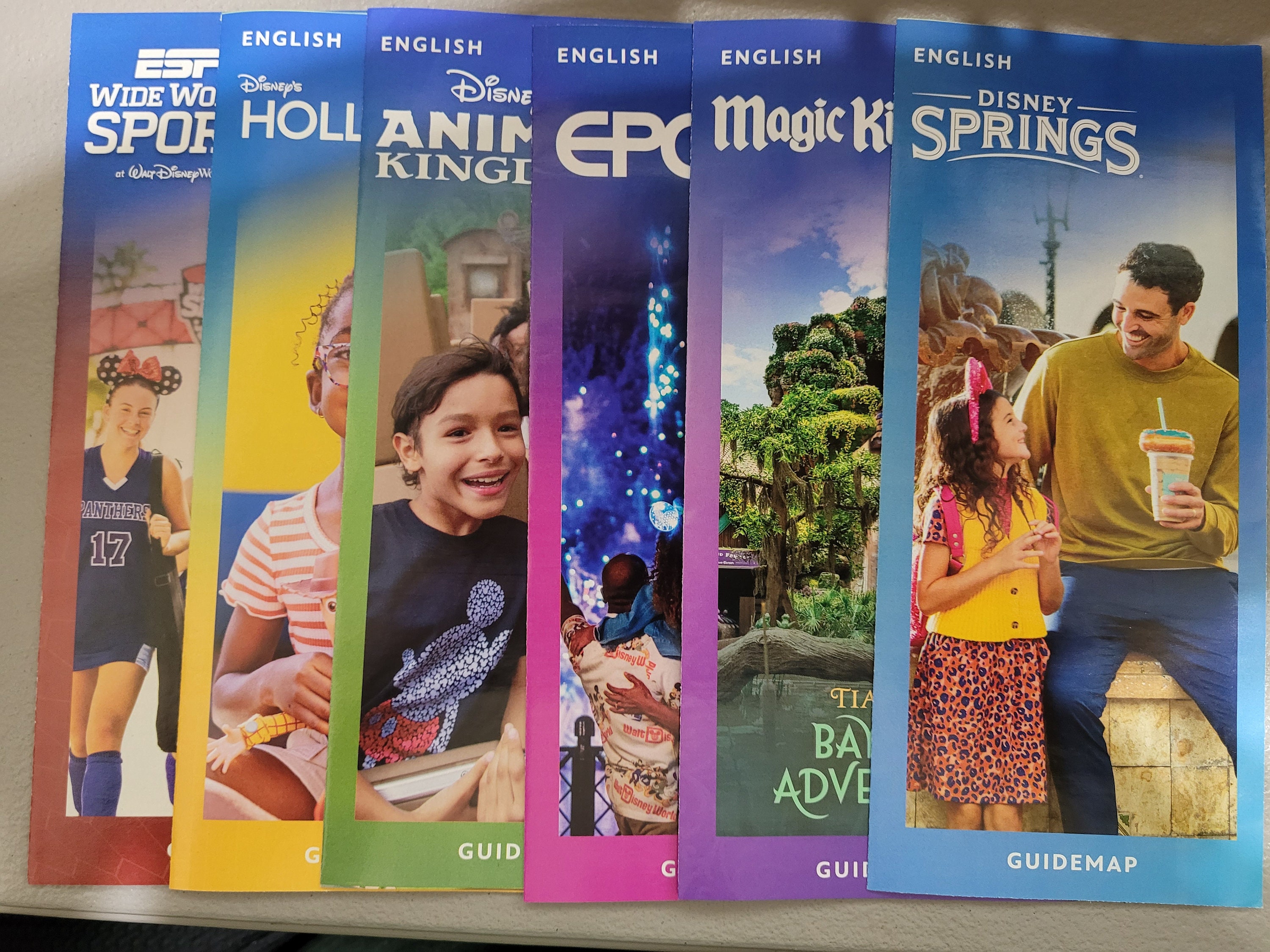 NEW 2024 Disney Park Map Brochures Walt Disney World All 4 Parks 7 Maps ...