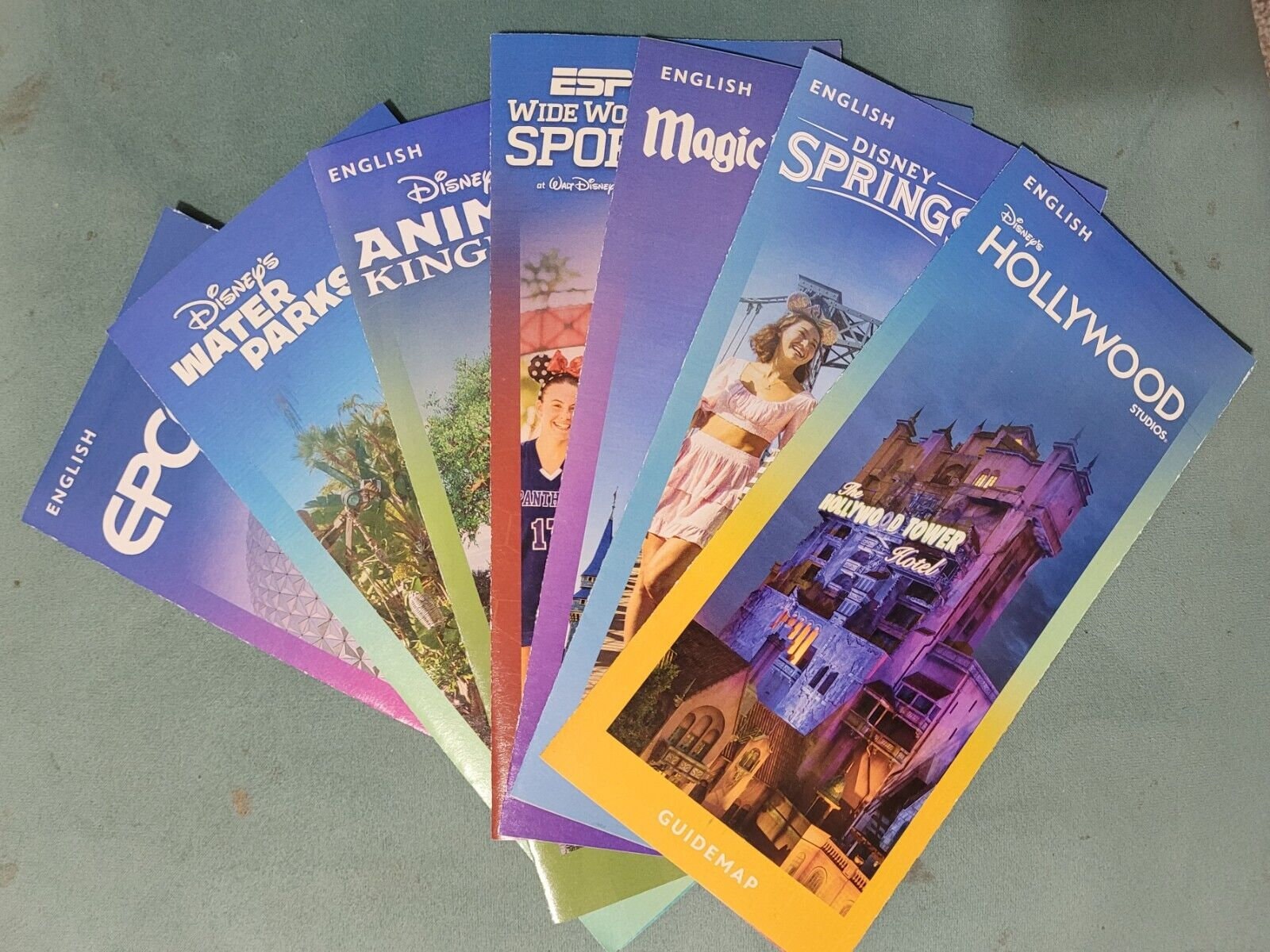 NEW 2023 Walt Disney World Park Map Brochures All 4 Parks - Etsy UK