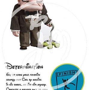Disney Themed Party Game, Birthday Party, UP, UP, Pixar, Activity Book ...