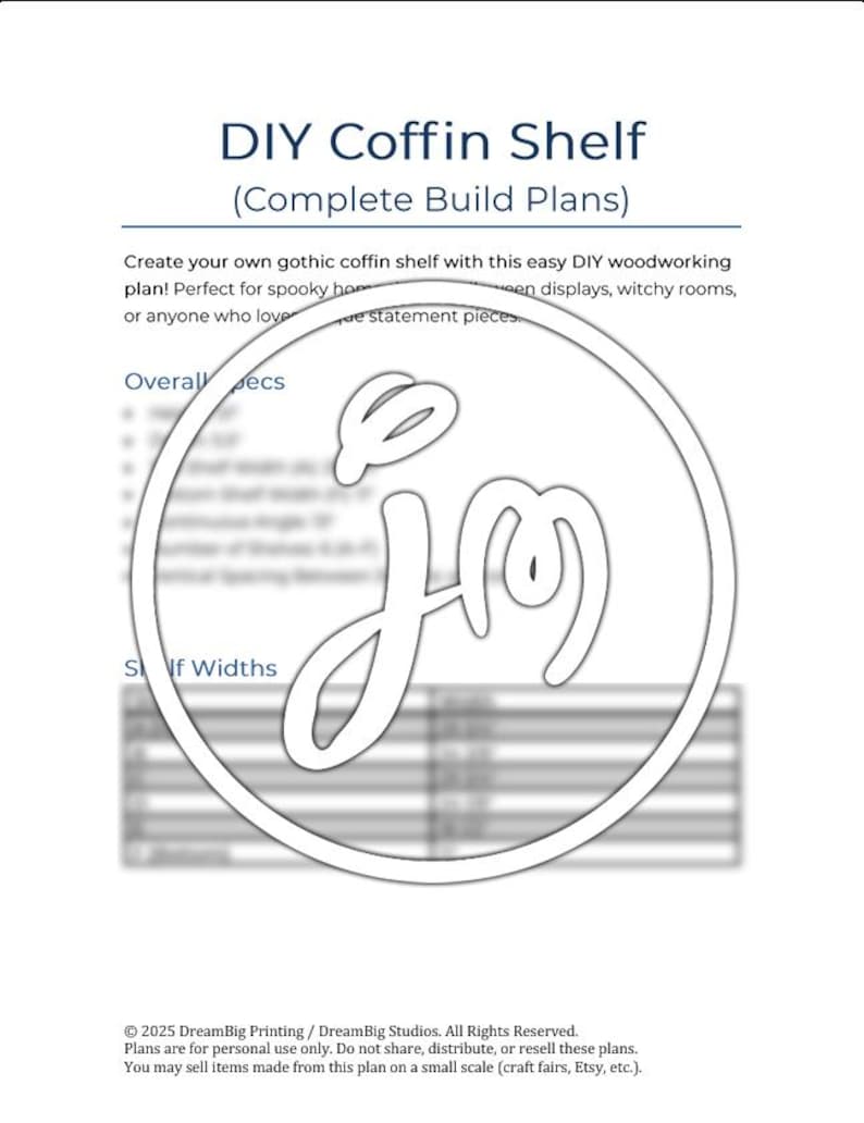 DIY Coffin Shelf Woodworking Plan | Gothic Display Shelf Build ...