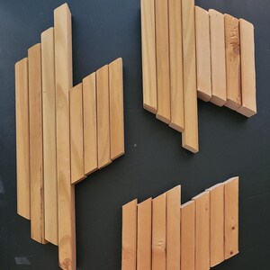 DIY Wooden Christmas Tree Nesting Set, 3 Sizes, Rustic Holiday Decor ...