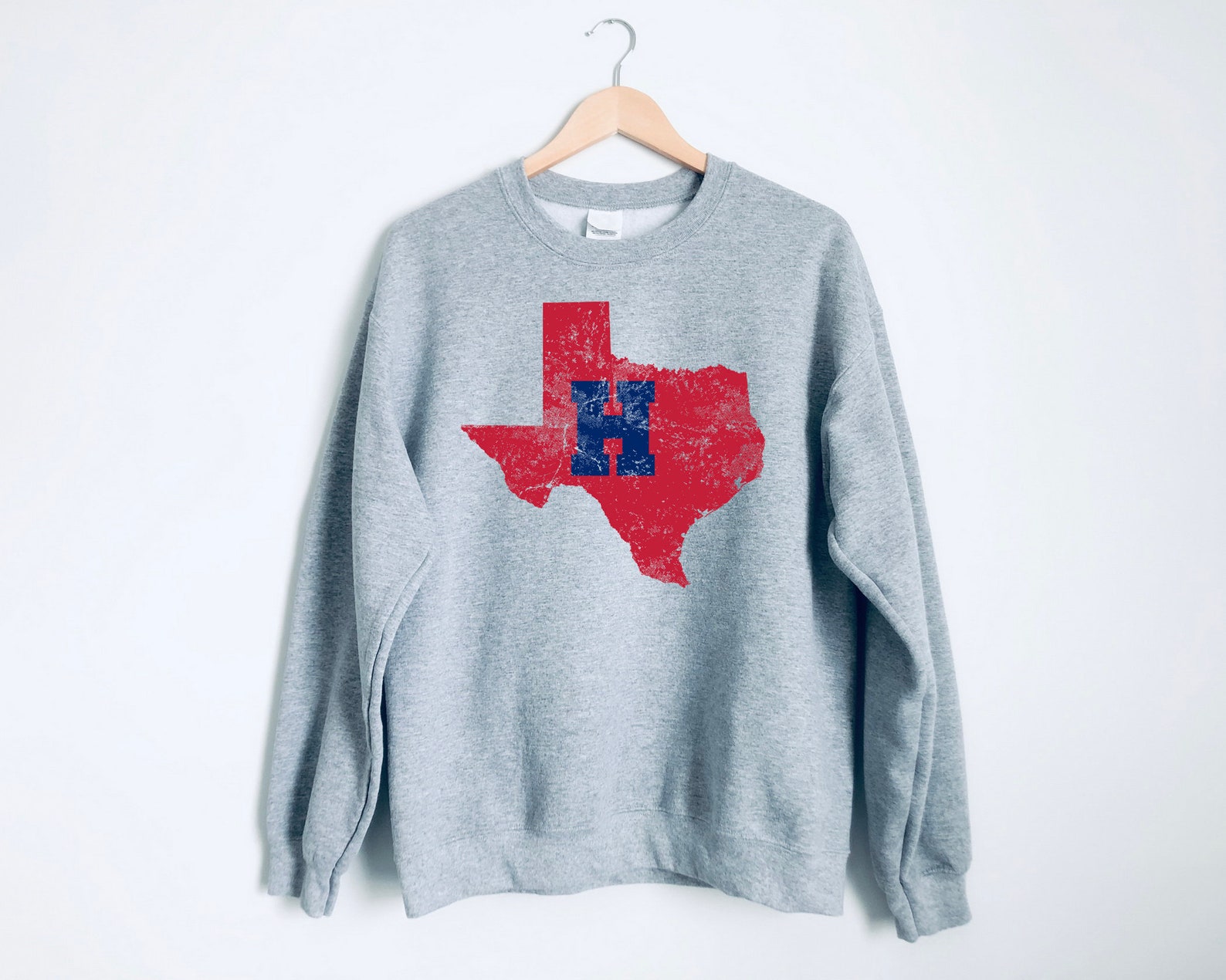 Houston Sweatshirt Houston Crewneck Sweatshirt Houston | Etsy