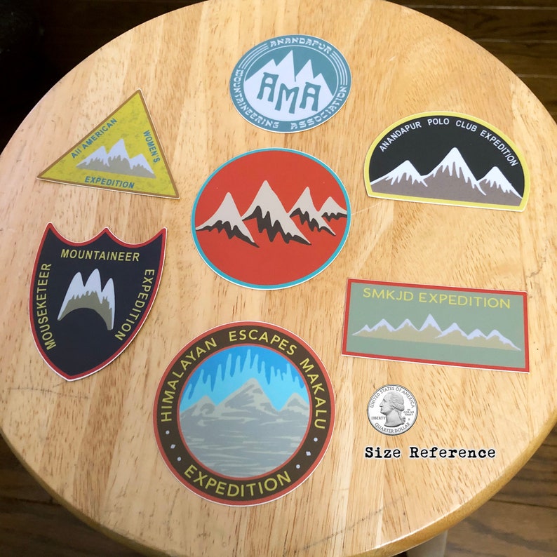 Expedition Everest Sticker Pack Adventure Stickers Beware - Etsy