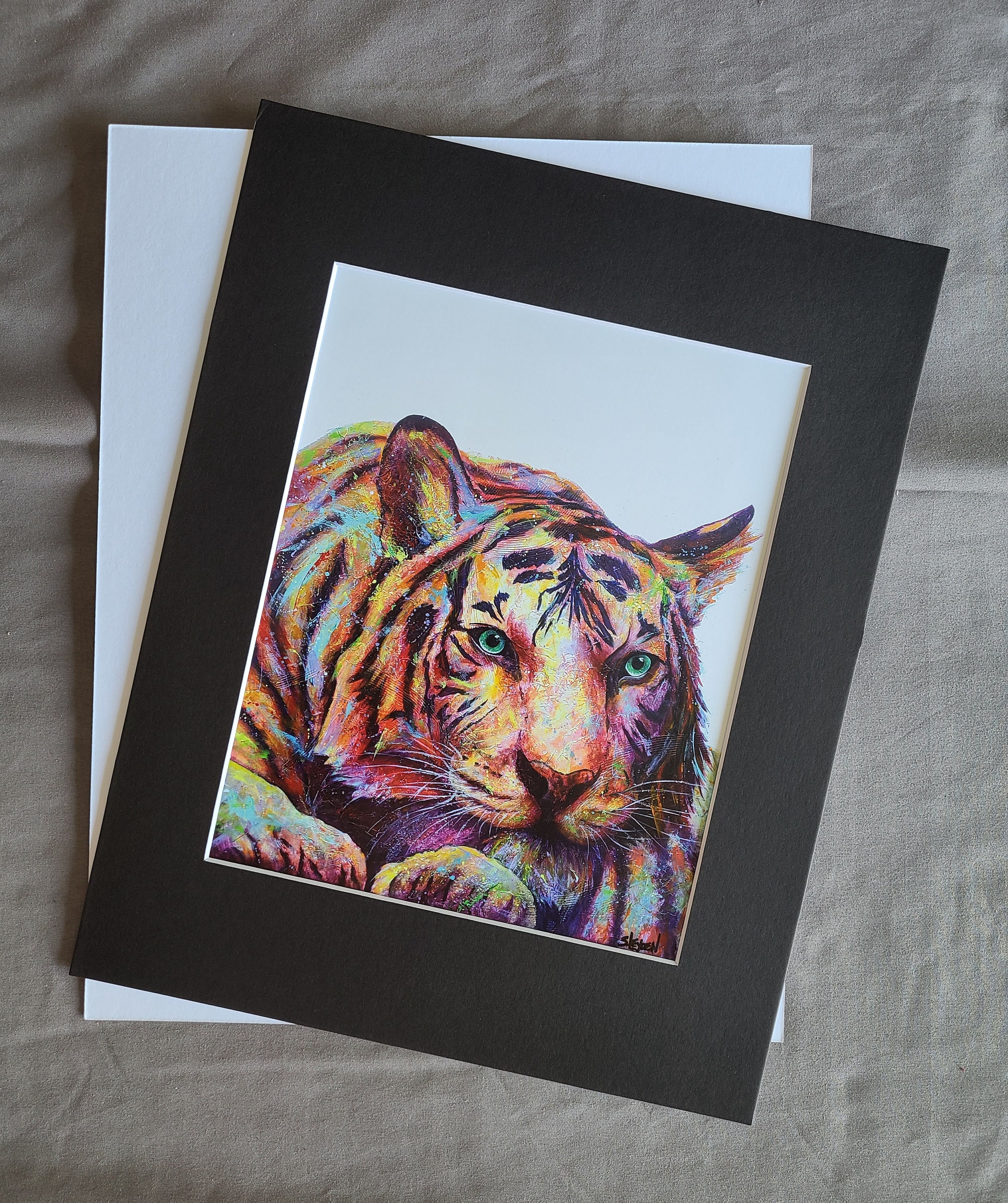 Psychedelic Rooster: Signed Print - Etsy