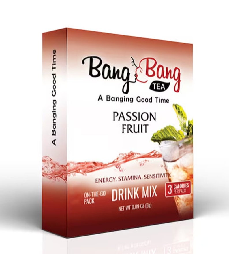 Bang Bang Tea Energy Drink for Vitality 5 Pack - Etsy