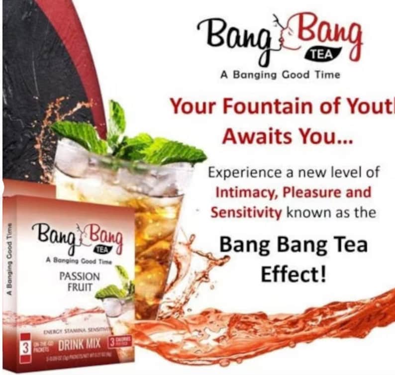Bang Bang Tea Energy Drink for Vitality 10 Pack - Etsy