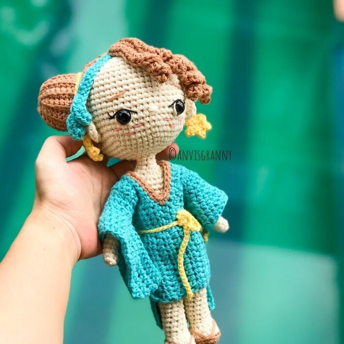 PATTERN Libra Crochet Doll Amigurumi Princess Zodiac Doll | Etsy
