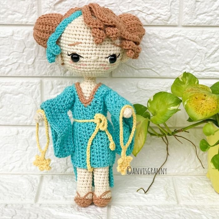 PATTERN Libra Crochet Doll Amigurumi Princess Zodiac Doll | Etsy
