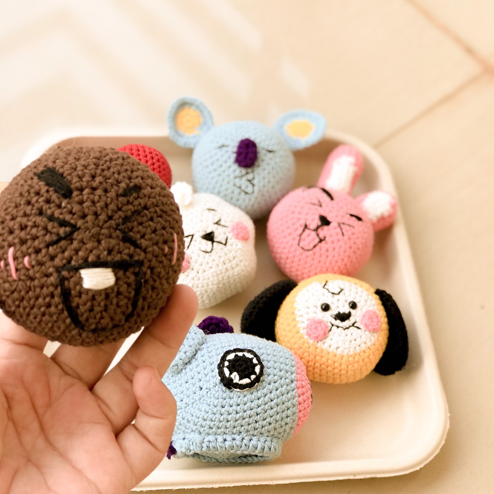 PDF Crochet Pattern Mini Shooky BTS BT21 Korean Band - Etsy
