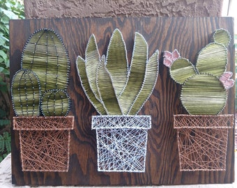 Cactus string art | Etsy