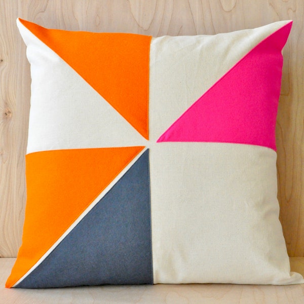 Color Block Pillow - Etsy