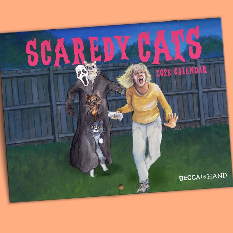 Cat 2026 Wall Calendars - Etsy
