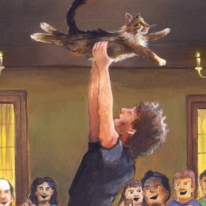 Dirty Dancing Cat Art Print - Etsy