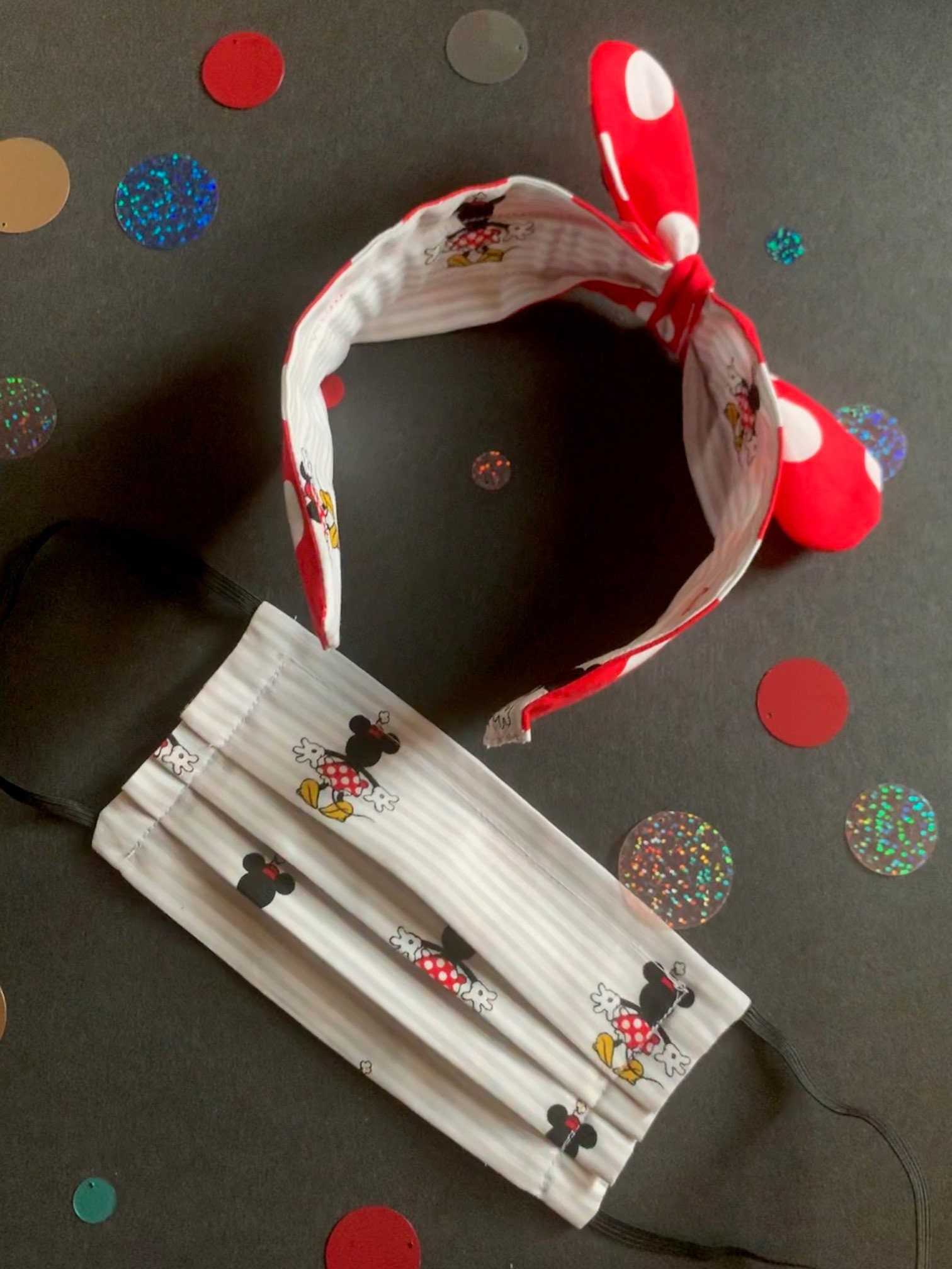 Face Mask/headband Combo Headband Face Mask Matching Set - Etsy