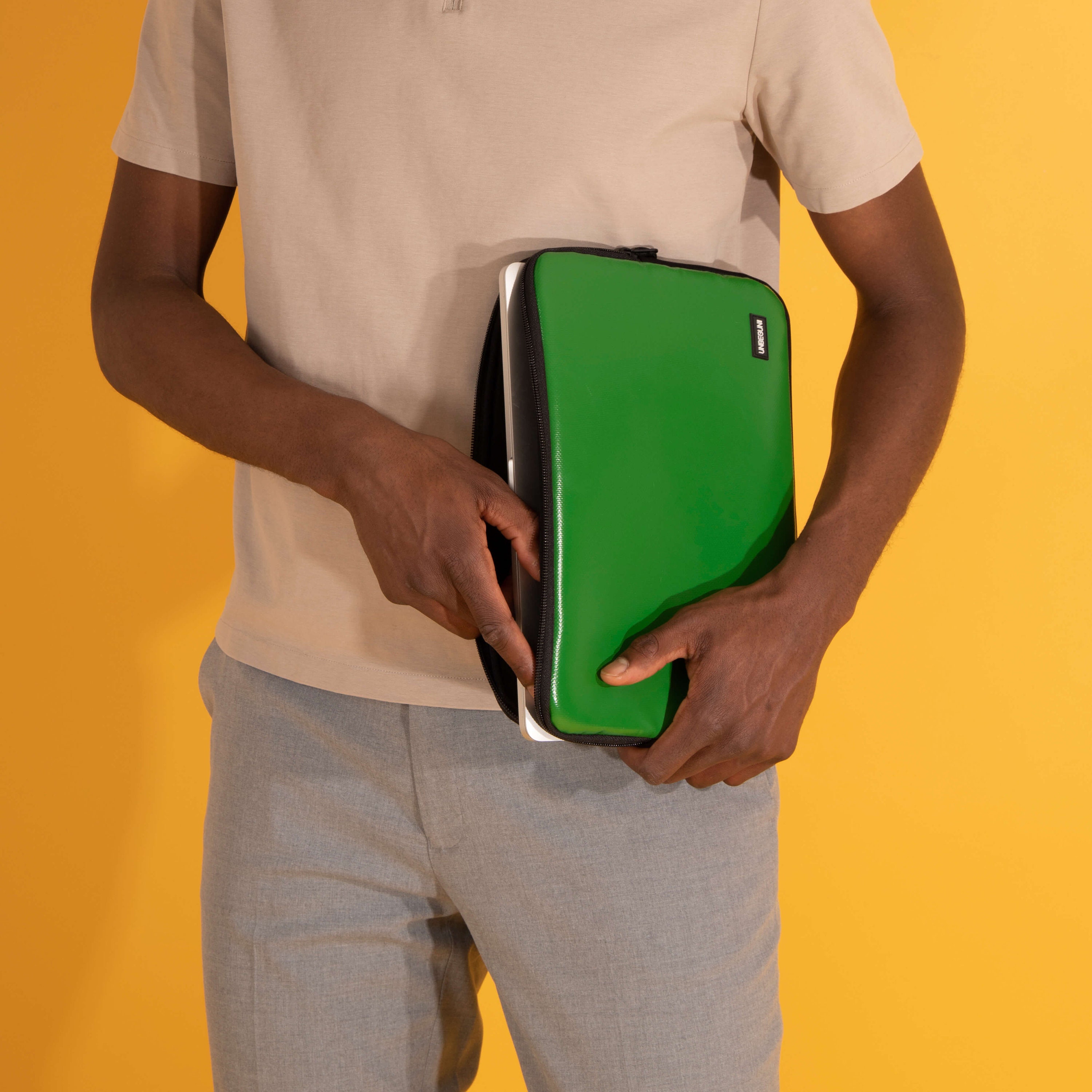 Green Laptop Case From Upcycled Fabric Laptop Sleeve for 13 - Etsy Hong ...