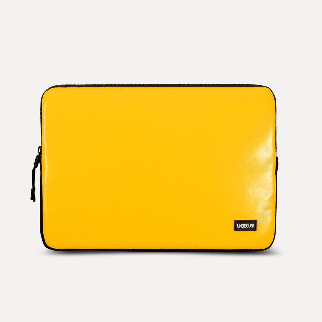 Yellow MacBook Air 13 Case From Upcycled Fabric (eco), Recycle Laptop ...
