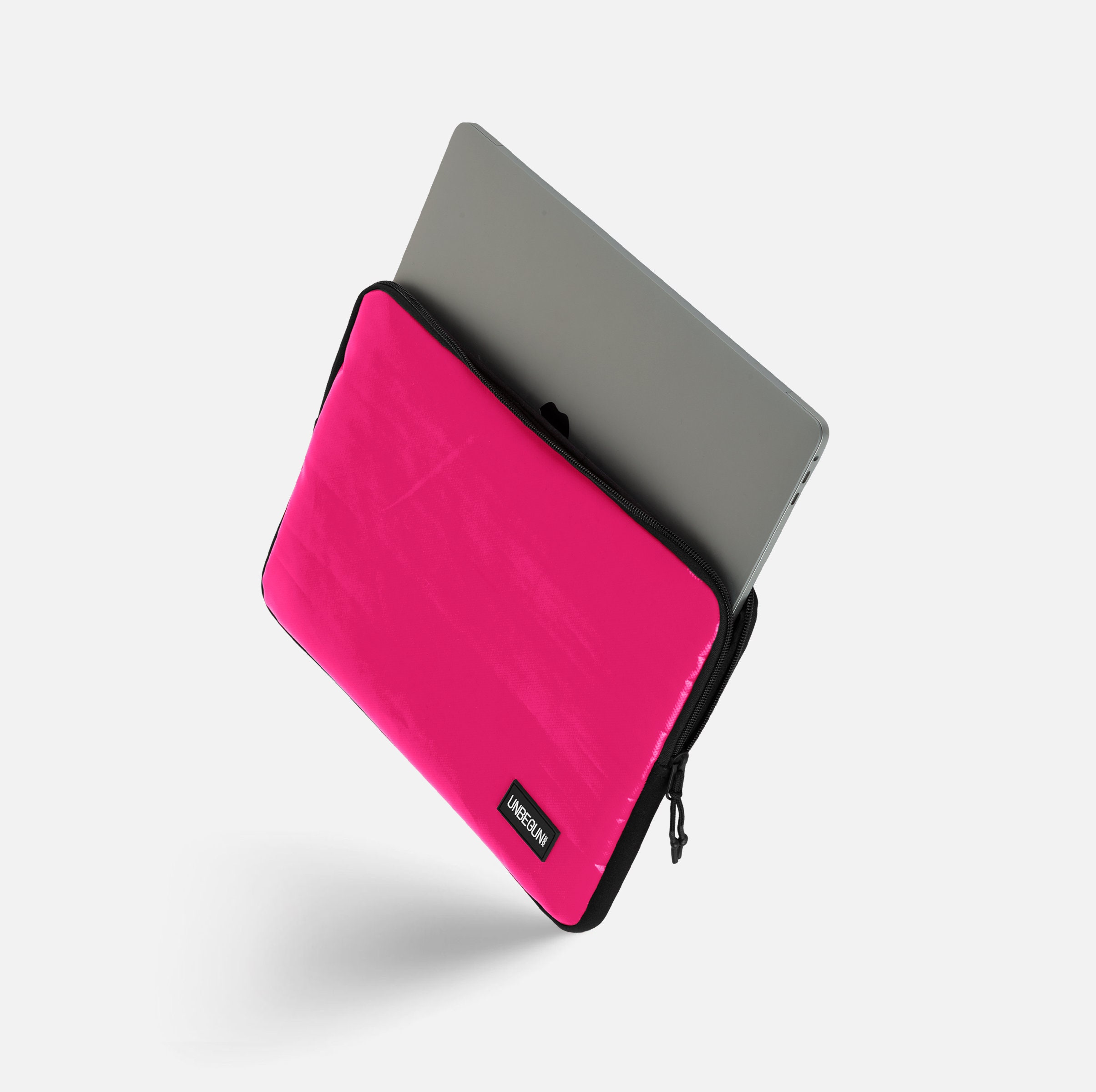 15 Inch Laptop Case (from Upcycled Fabric), Pink 15.6" Laptop Sleeve ...