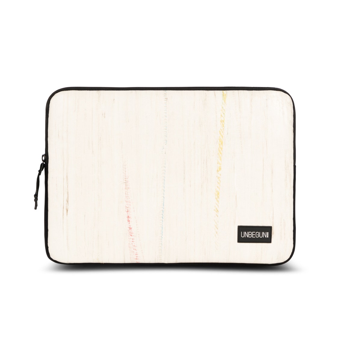 White Laptop Case From Upcycled Fabric, Sustainable Laptop Sleeve for ...