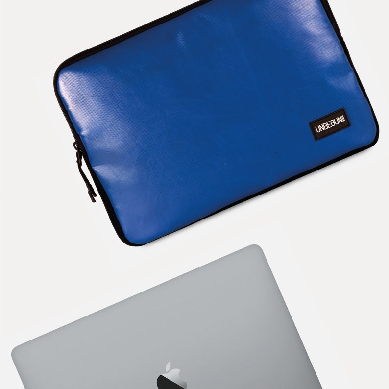 Blue Laptop Case From Upcycled Fabric Laptop Sleeve for 13 - Etsy
