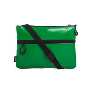 Small Shoulder Bag From Upcycled Fabric (eco), Green Recycle Handbag ...