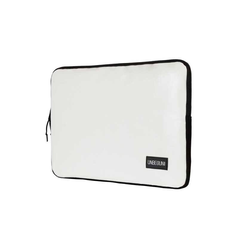 13 Inch Laptop Case From Upcycled Fabric White Laptop Sleeve | Etsy