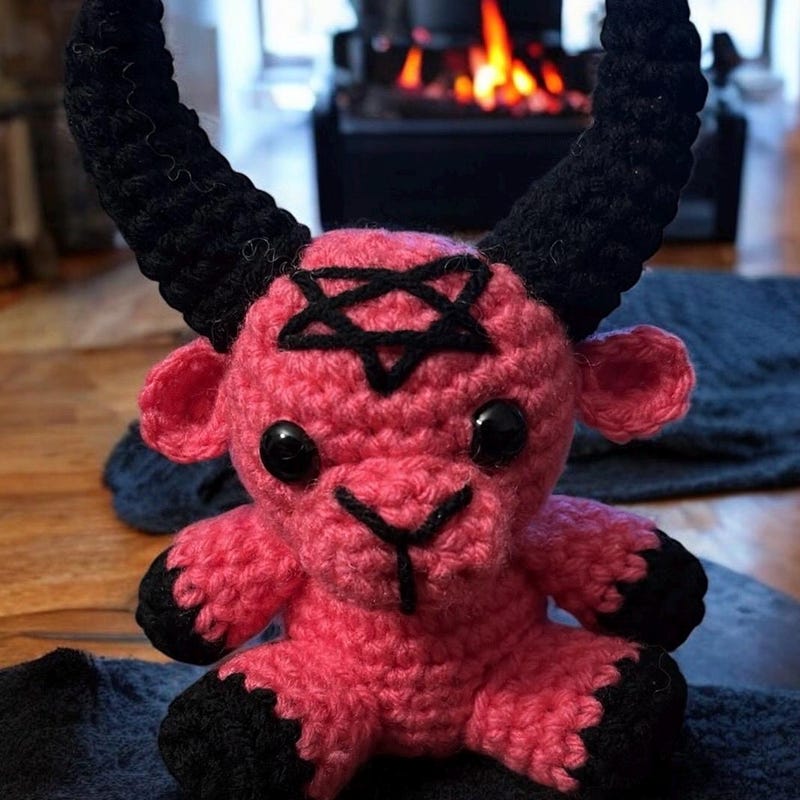 Stuffed Baphomet - Etsy