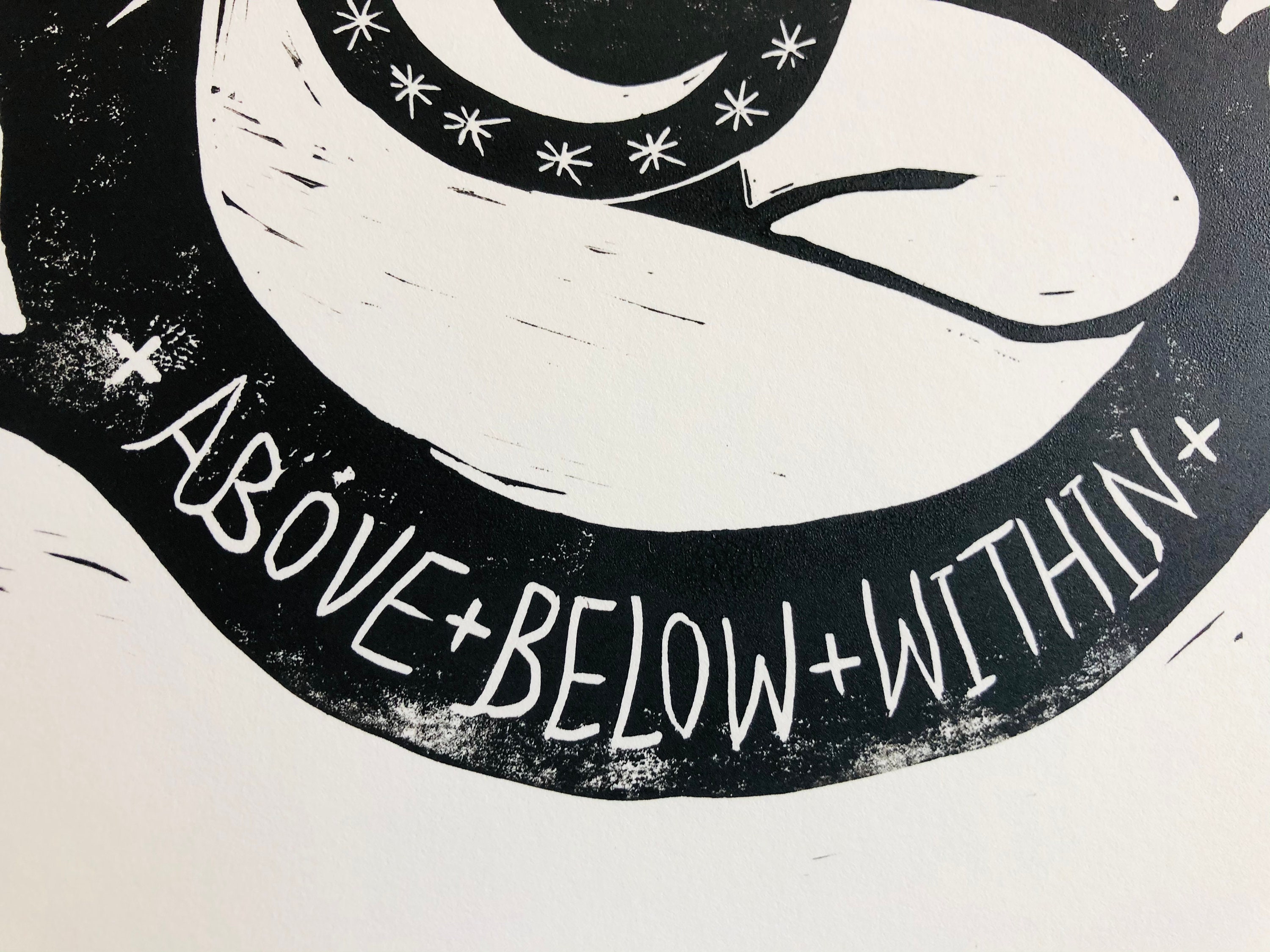 ABOVE + BELOW + WITHIN Print Occult Esoteric Magick Witchcraft ...