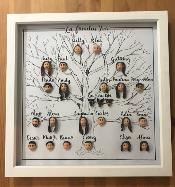 Metal Clay Family Tree Custom Family Tree Sign By Craftmysgin