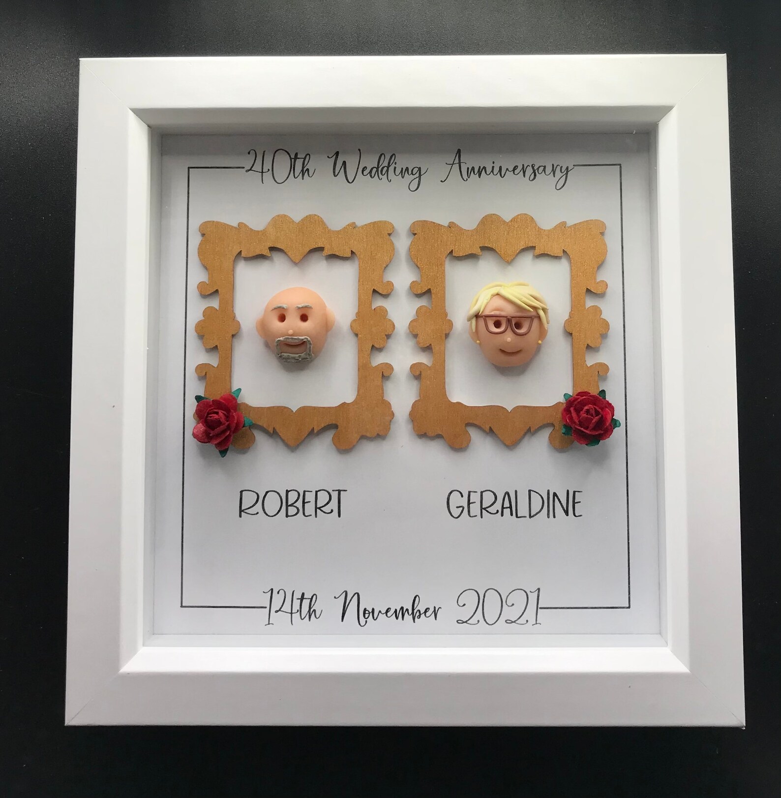Anniversary Gift Frame - Etsy