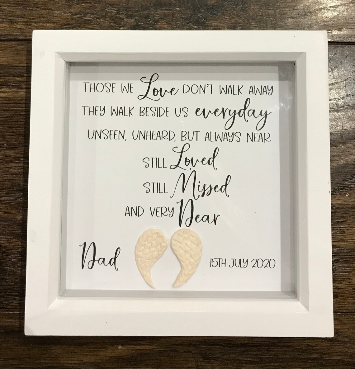 Remembrance Frame | Etsy