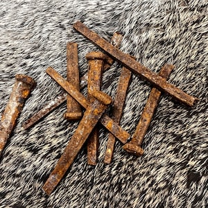 Historic Broken Protection Nails – Lot of 4 or 9 Cleansed Antique ...