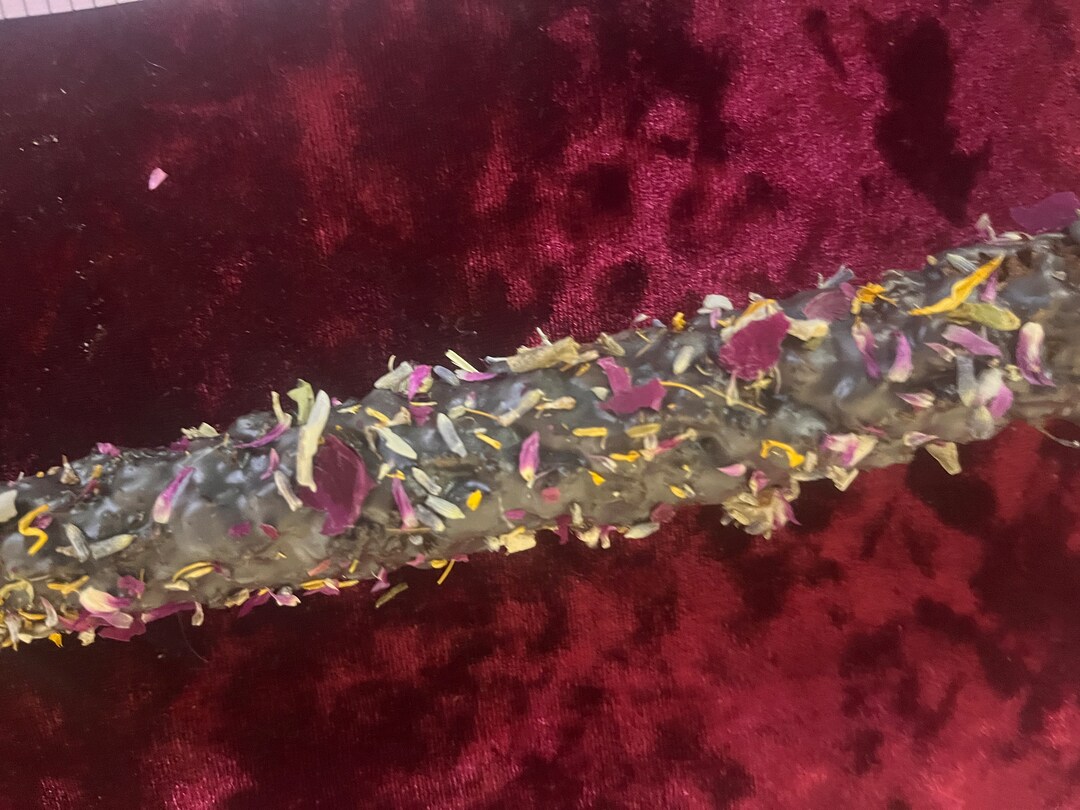 Hag Torch Xlarge Mullein Soy and Beeswax Herbs Flowers Torch Freshly ...