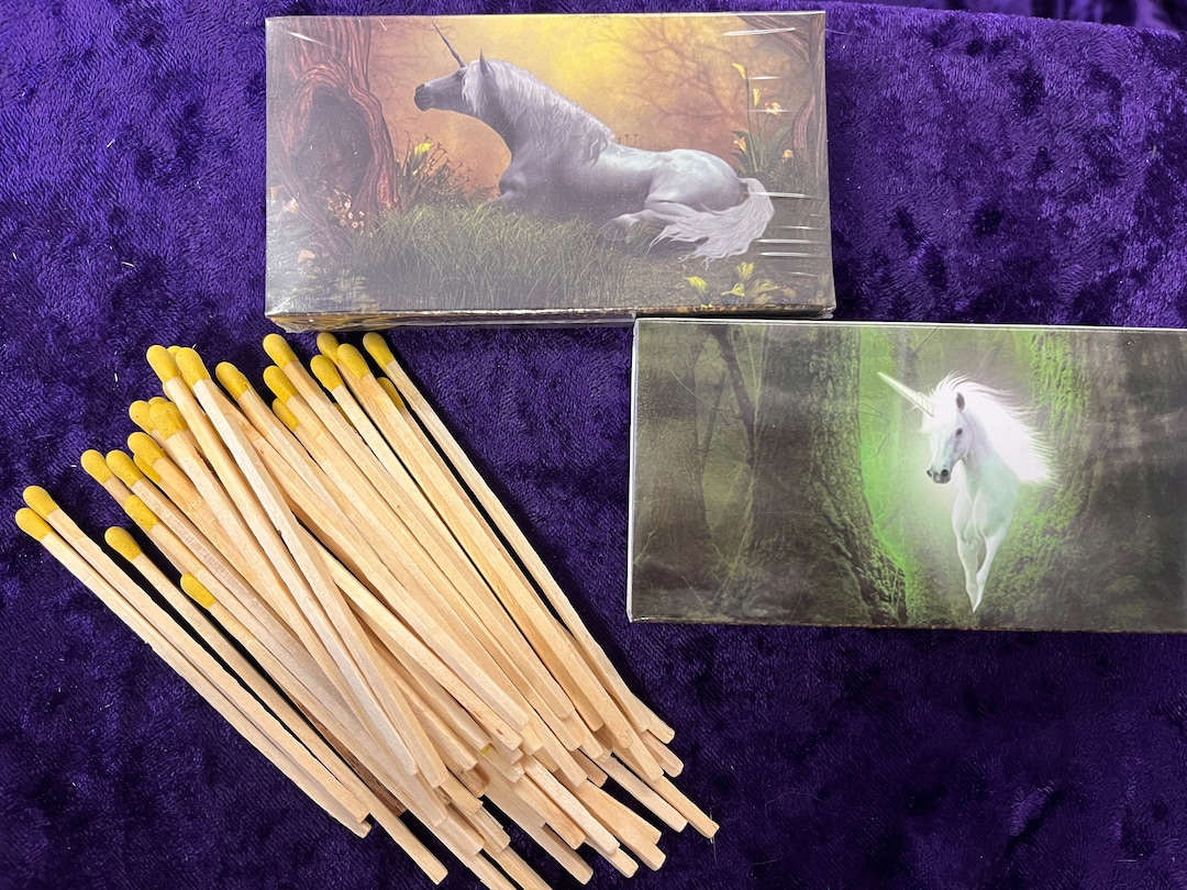 Vintage Unicorn Matches: 1980s Wood Match Sticks, Lot of 3 - Etsy