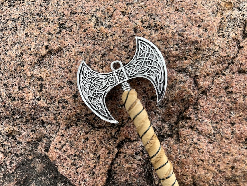Candle Scribe / Wand Celtic Viking Axe Norse Leather Black - Etsy