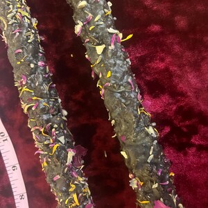 Hag Torch Large Mullein Soy and Bees Wax Herbs Flowers Torch Freshly ...