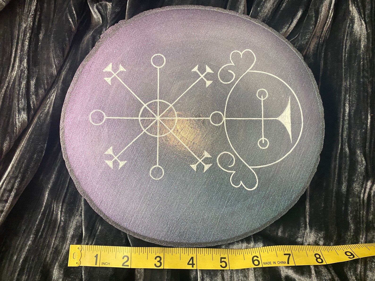 Sigil of Valac / Volac Basswood Hand Painted 8 Inches Plaque - Etsy