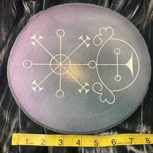 Sigil of Valac / Volac Basswood Hand Painted 8 Inches Plaque - Etsy