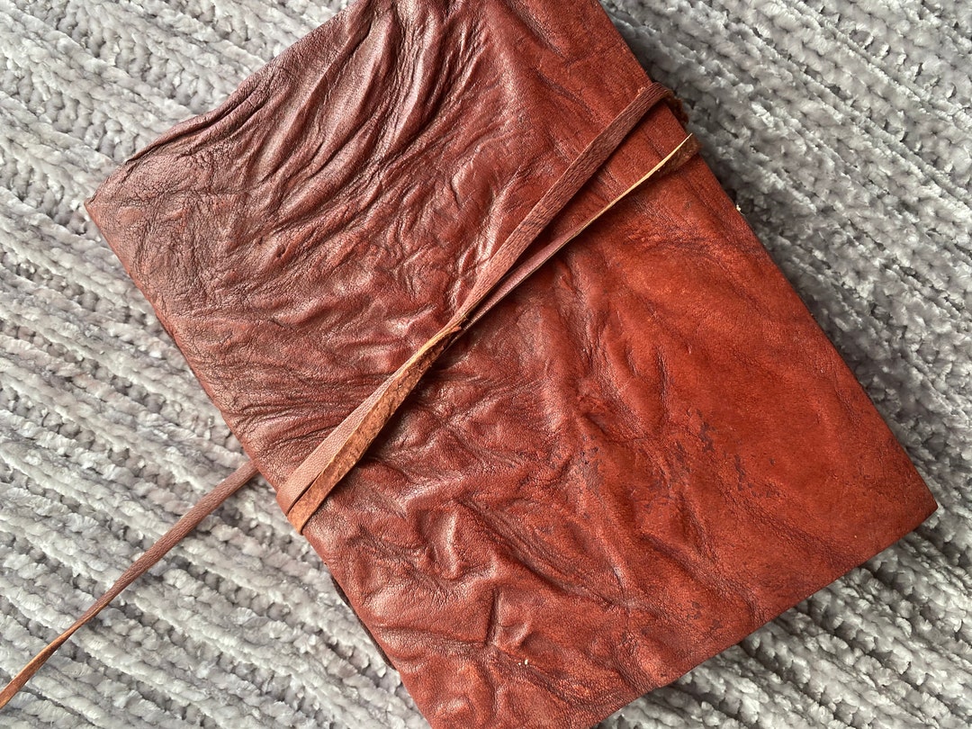 Leather Journal Crushed Leather Texture 5x7 lbos-1032 - Etsy