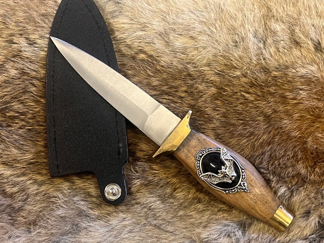 Athame - Brass and Wood Handle 7.5 Inches Samhain Bat Black - Etsy