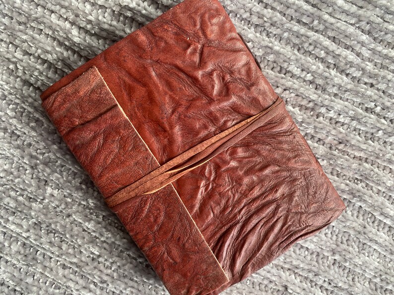 Leather Journal Crushed Leather Texture 5x7 lbos-1032 - Etsy