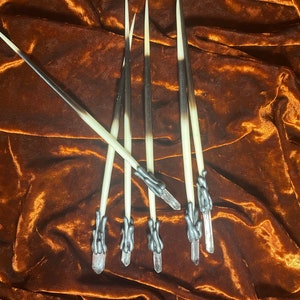 Witch's Needle Porcupine Quill Wand Crystal Point - Etsy