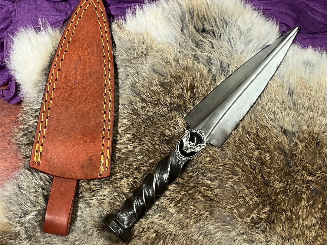 Athame Sahmain Bat Hand Forged Railroad Spike 10.5 Inches Heavy ...