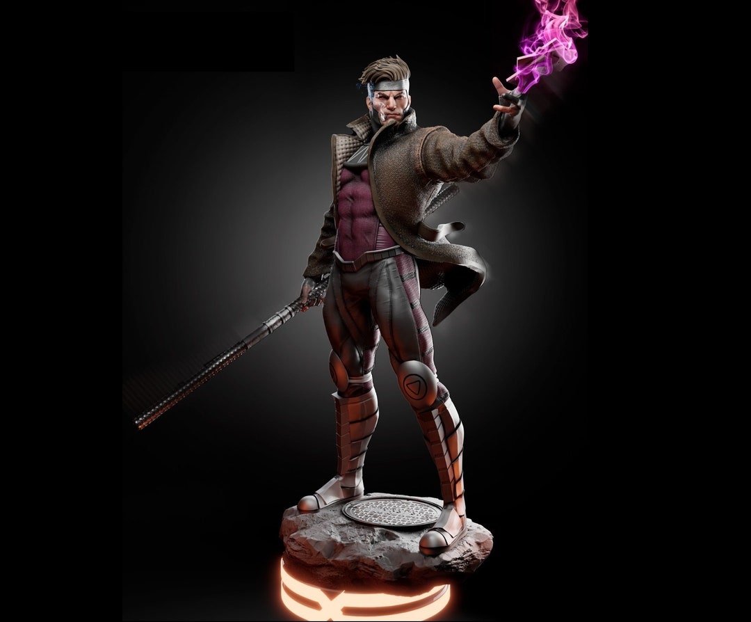 Gambit Painted Figure 1/6 Scale Collectible by CA3D - Etsy