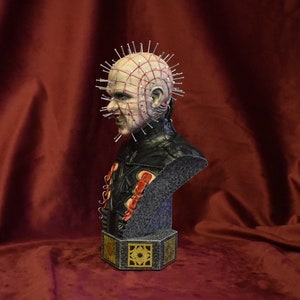 Pinhead Bust - Hellraiser Fan Art Collectible Painting Commission - Etsy
