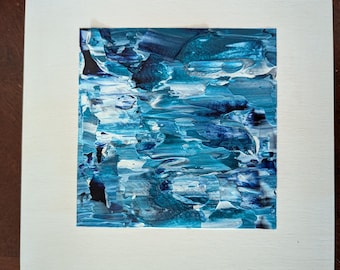 Borders 5 8 X 8 Inch Acrylic Painting - Etsy