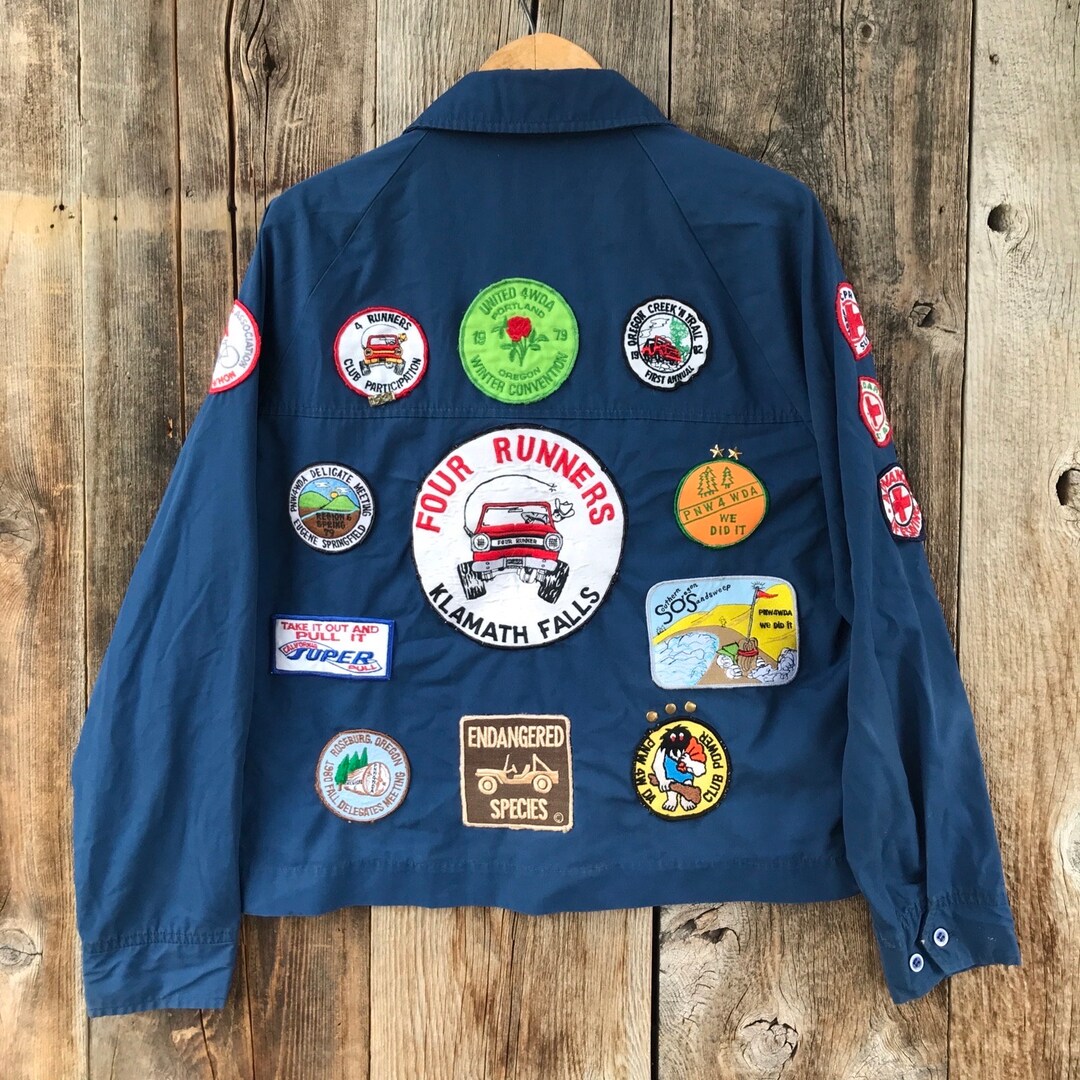 Vintage 70s-80s Pacific Northwest 4WD Association Club Patch Jacket ...