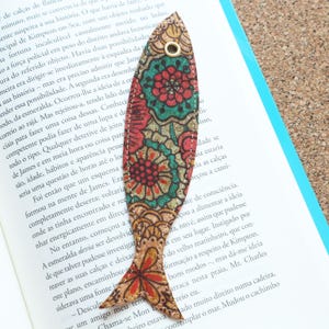 Cork Bookmark Cute Fish Bookmark Book Page Holder Book Marks Unique ...